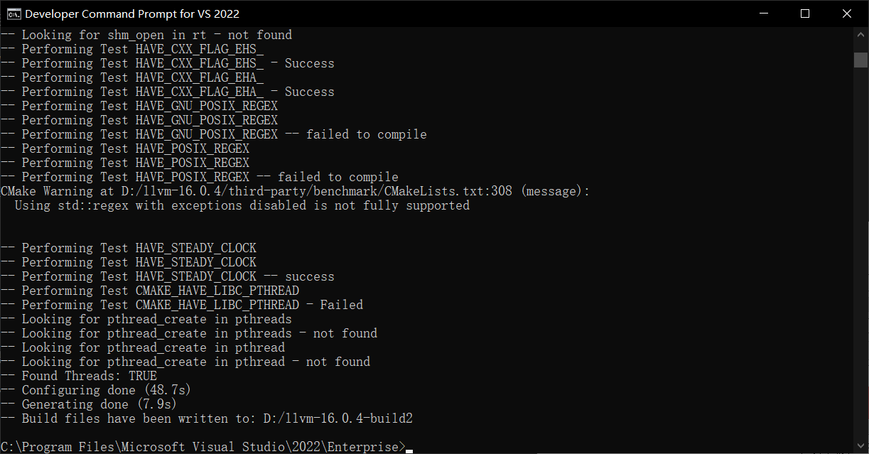 Windows下使用Visual Studio编译LLVM(一)-最简编译 - wwh1004's blog Windows下使用Visual Studio编译LLVM(一)-最简编译 - wwh1004's blog